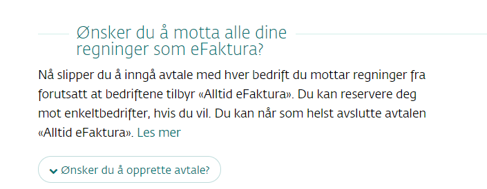 Har du sagt ja takk til Alltid eFaktura? - DNB Nyheter