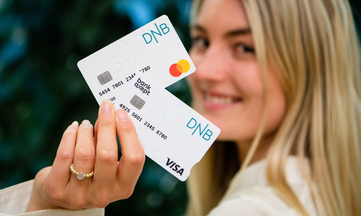 Her er Norges første resirkulerte bankkort - DNB Nyheter