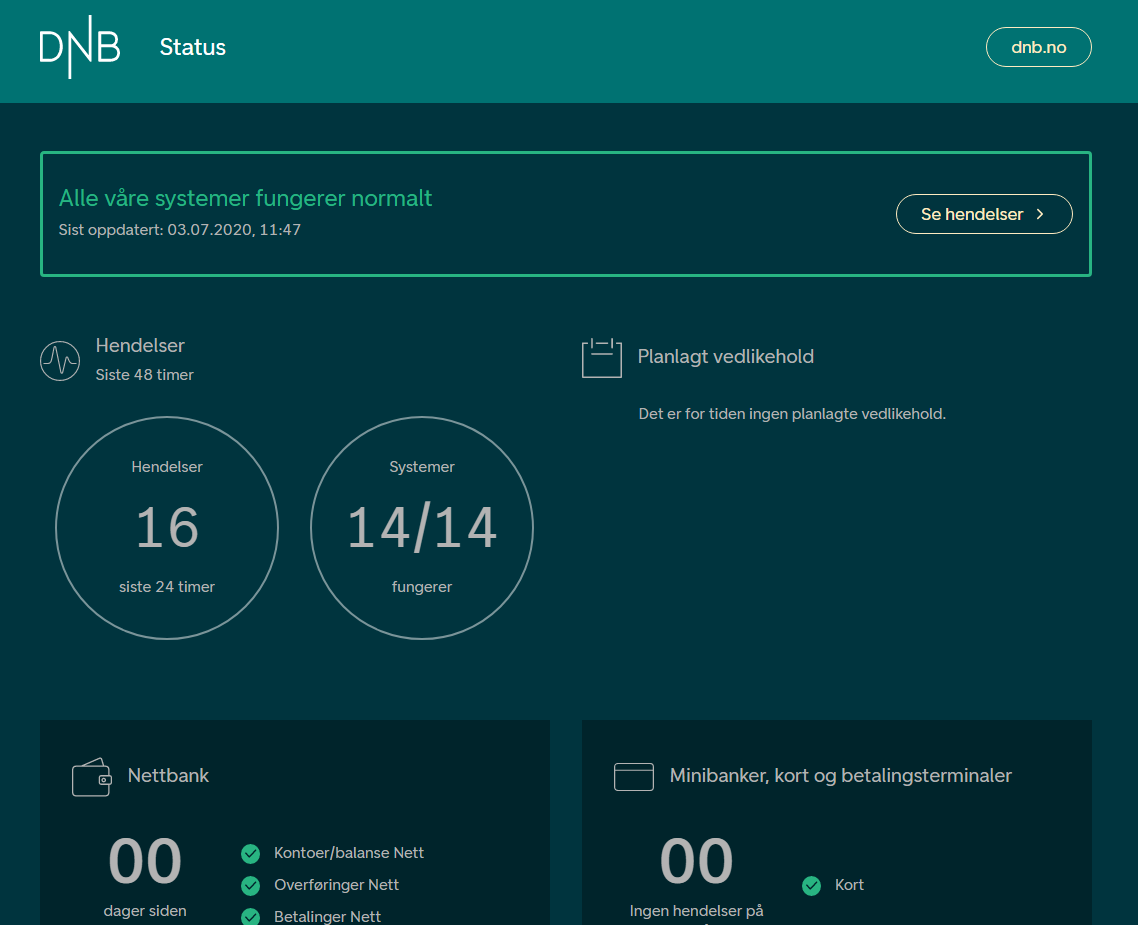 DNB lanserer www.dnbstatus.no - DNB Nyheter