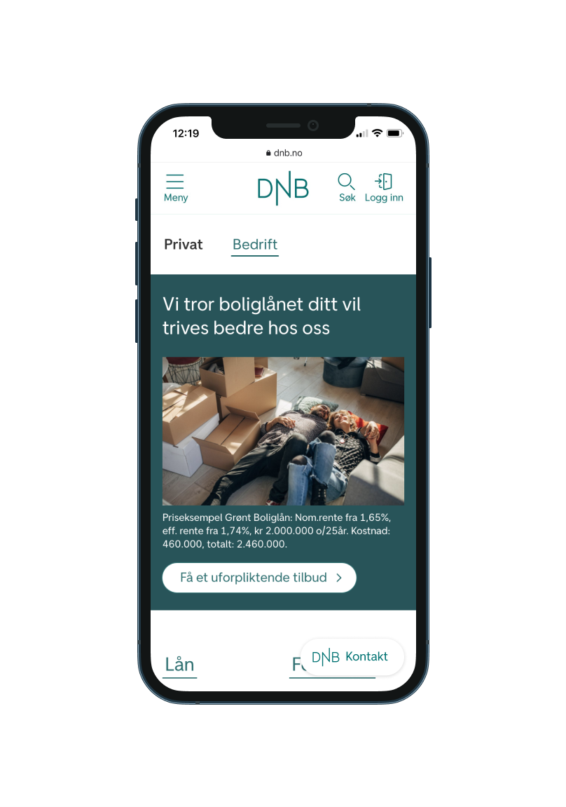 Nå er forsiden blitt ny - DNB Nyheter